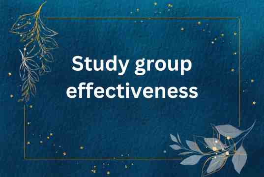 Boost Study Group Effectiveness: 5 Proven Strategies - Paragraph Bd