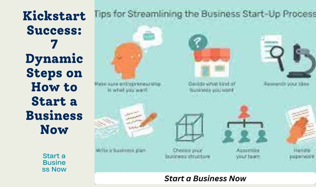 Kickstart Success: 7 Dynamic Steps on How to Start a Business Now ...